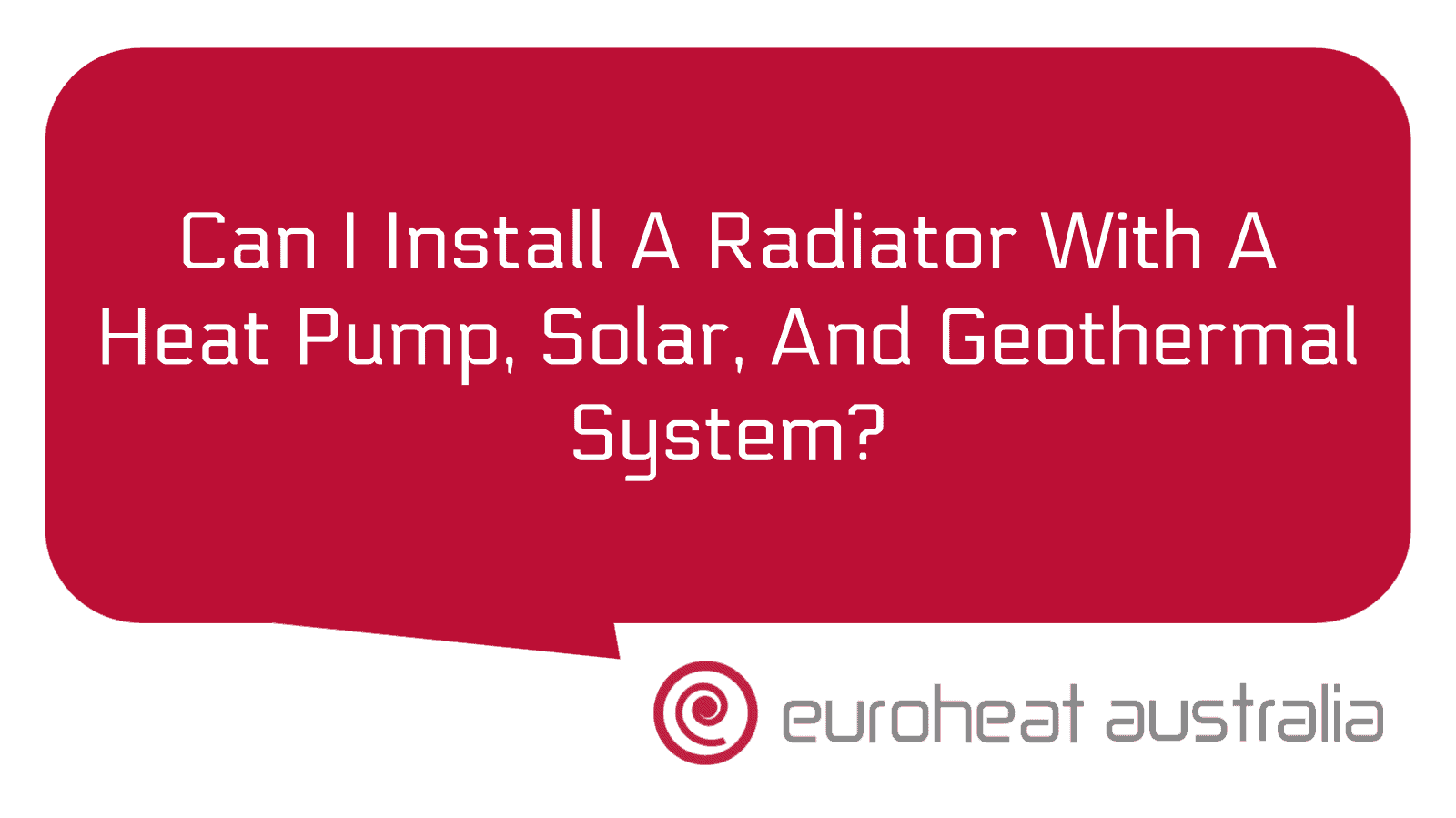 Can I Install A Radiator With A Heat Pump, Solar, And Geothermal System ... Can I Install A Radiator With A Heat Pump, Solar, And Geothermal System ...