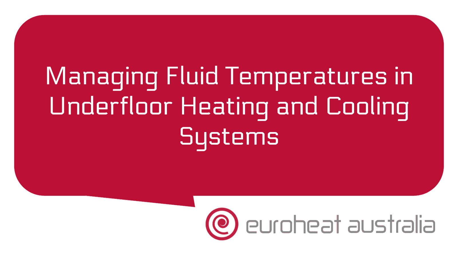 Managing Fluid Temperatures in Underfloor Heating and Cooling Systems ...