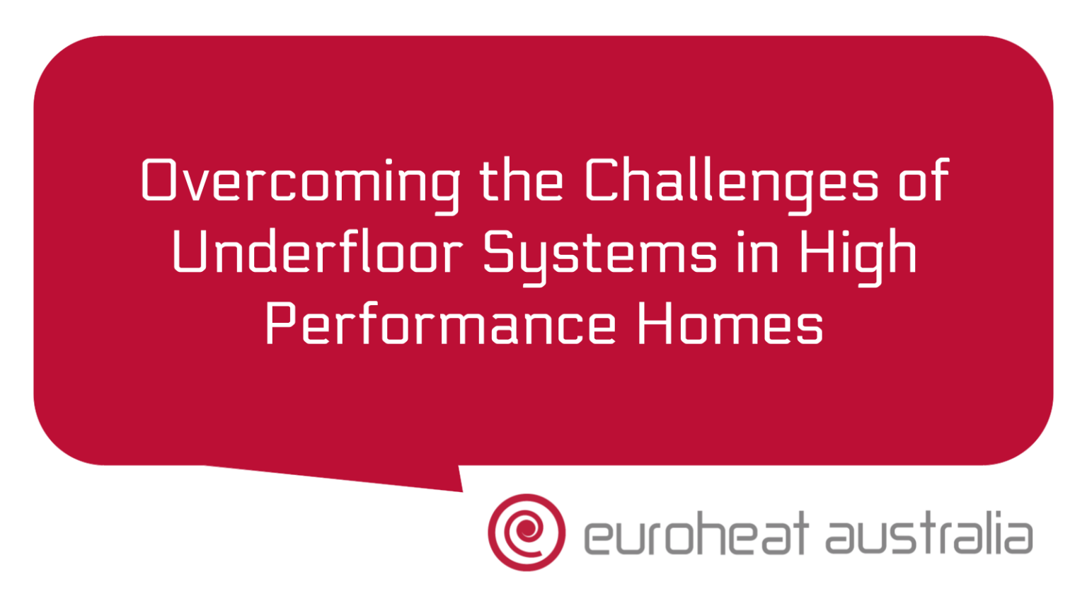 Overcoming the Challenges of Underfloor Systems in High Performance ...