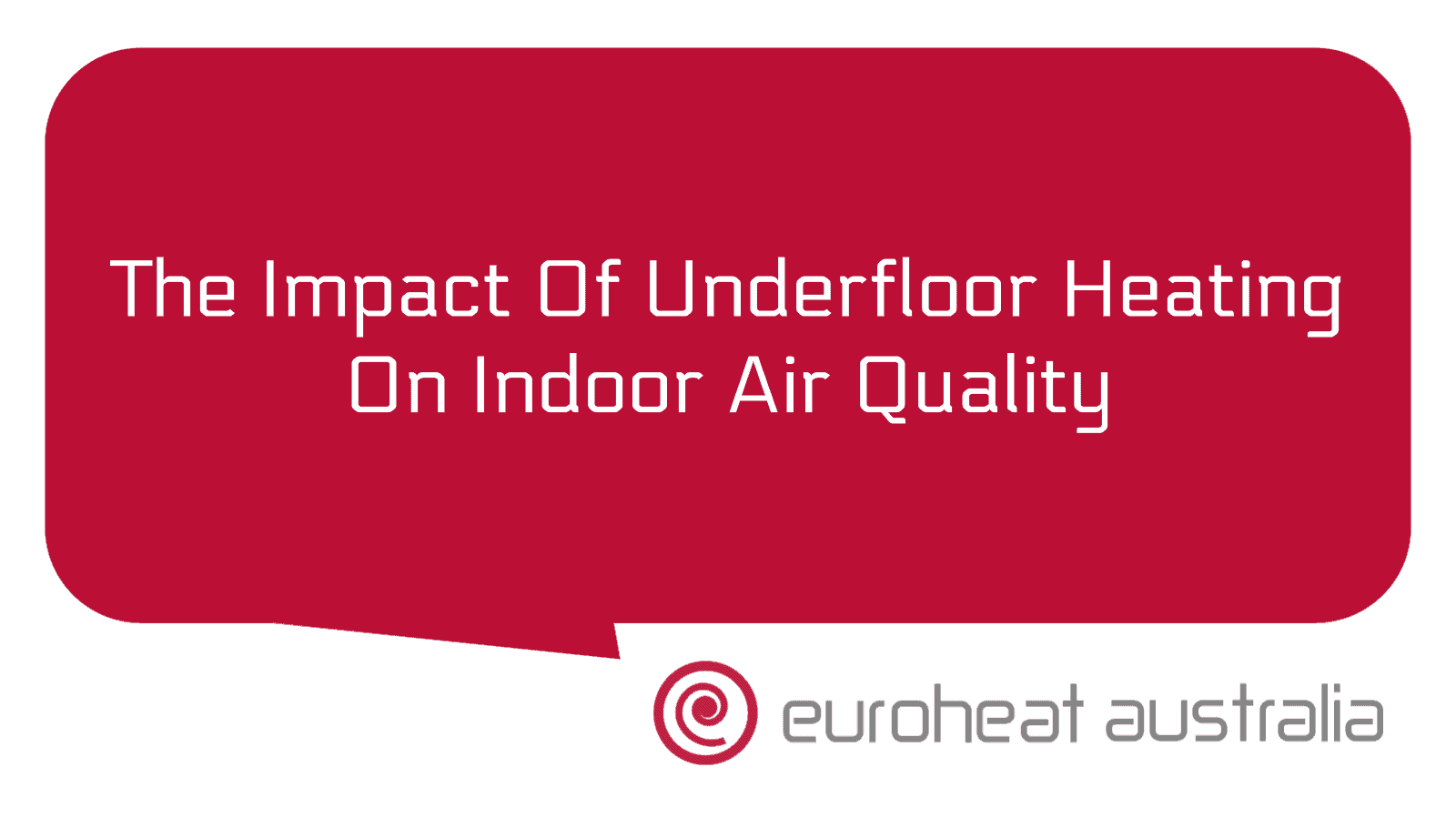 The Impact Of Underfloor Heating On Indoor Air Quality - Euroheat ... The Impact Of Underfloor Heating On Indoor Air Quality - Euroheat ...