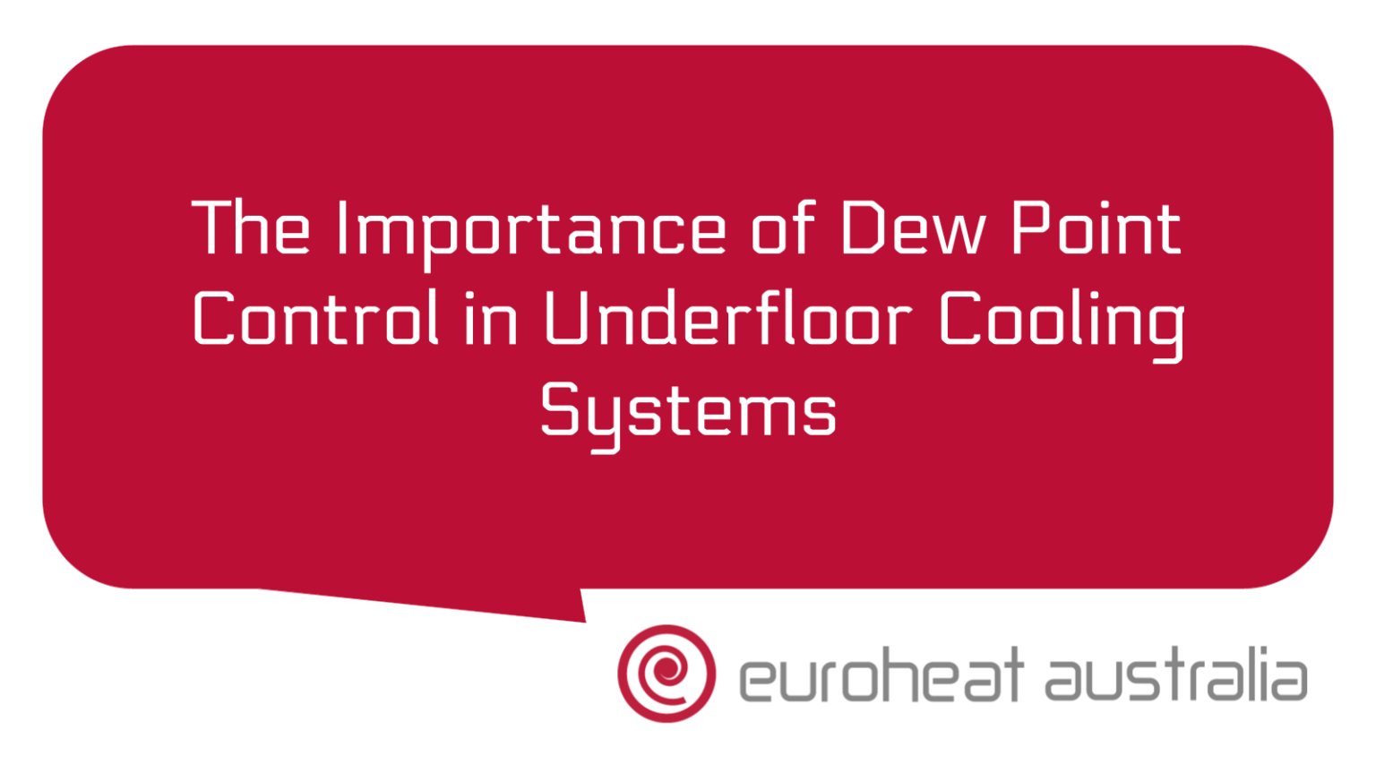 The Importance of Dew Point Control in Underfloor Cooling Systems ...