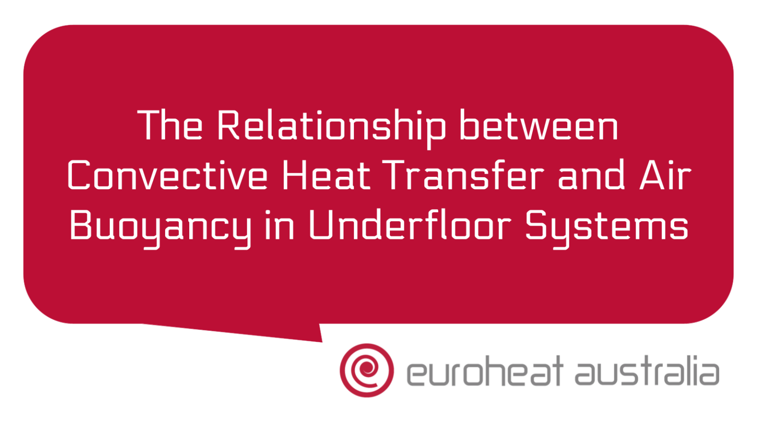 The Relationship between Convective Heat Transfer and Air Buoyancy in ...