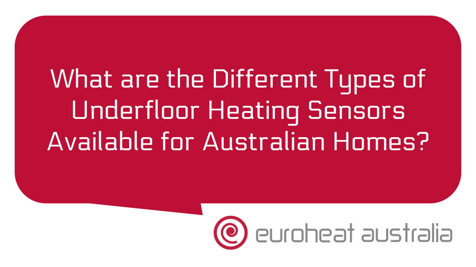 What are the Different Types of Underfloor Heating Sensors Available ...