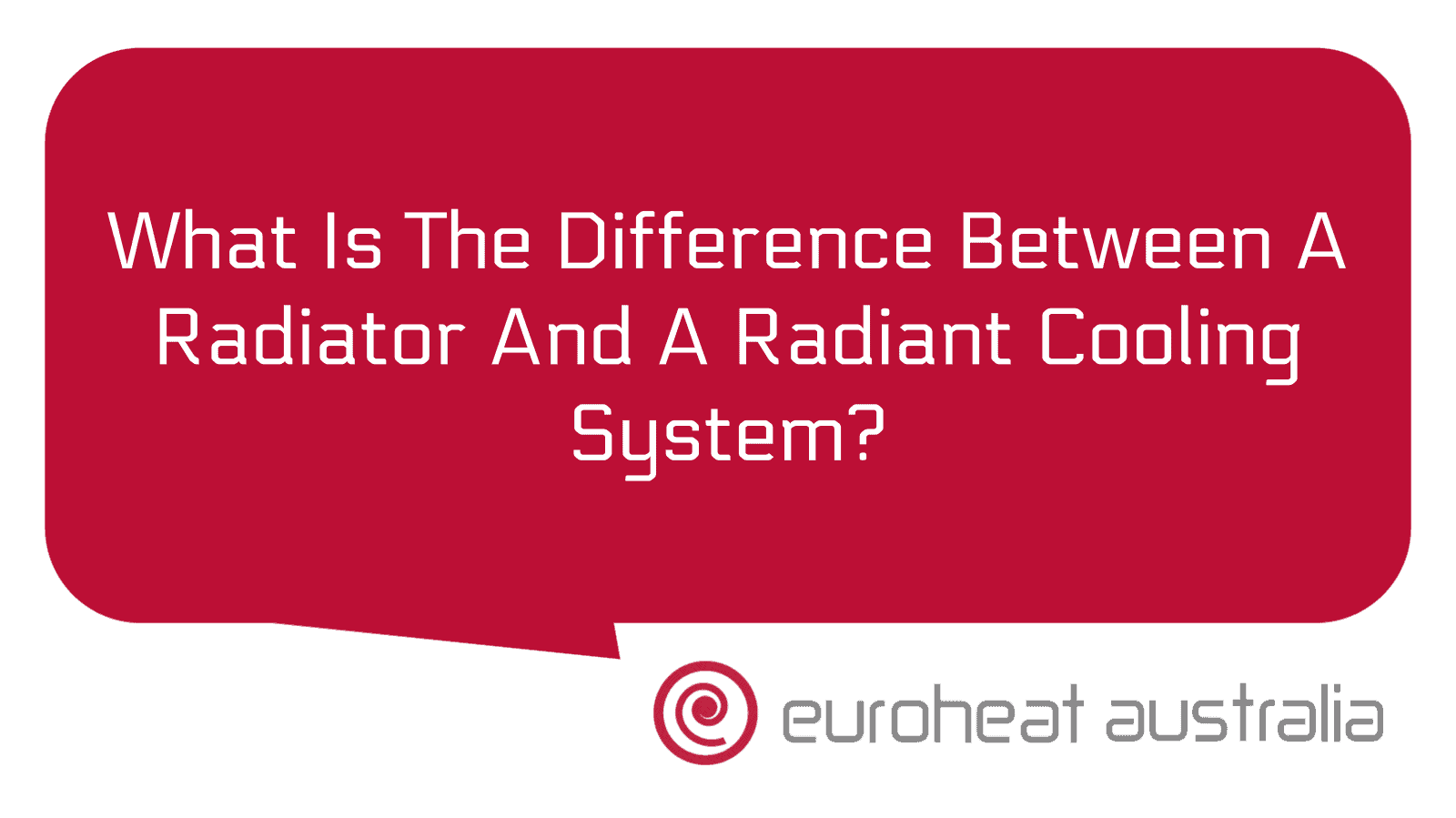 What Is The Difference Between A Radiator And A Radiant Cooling System ...
