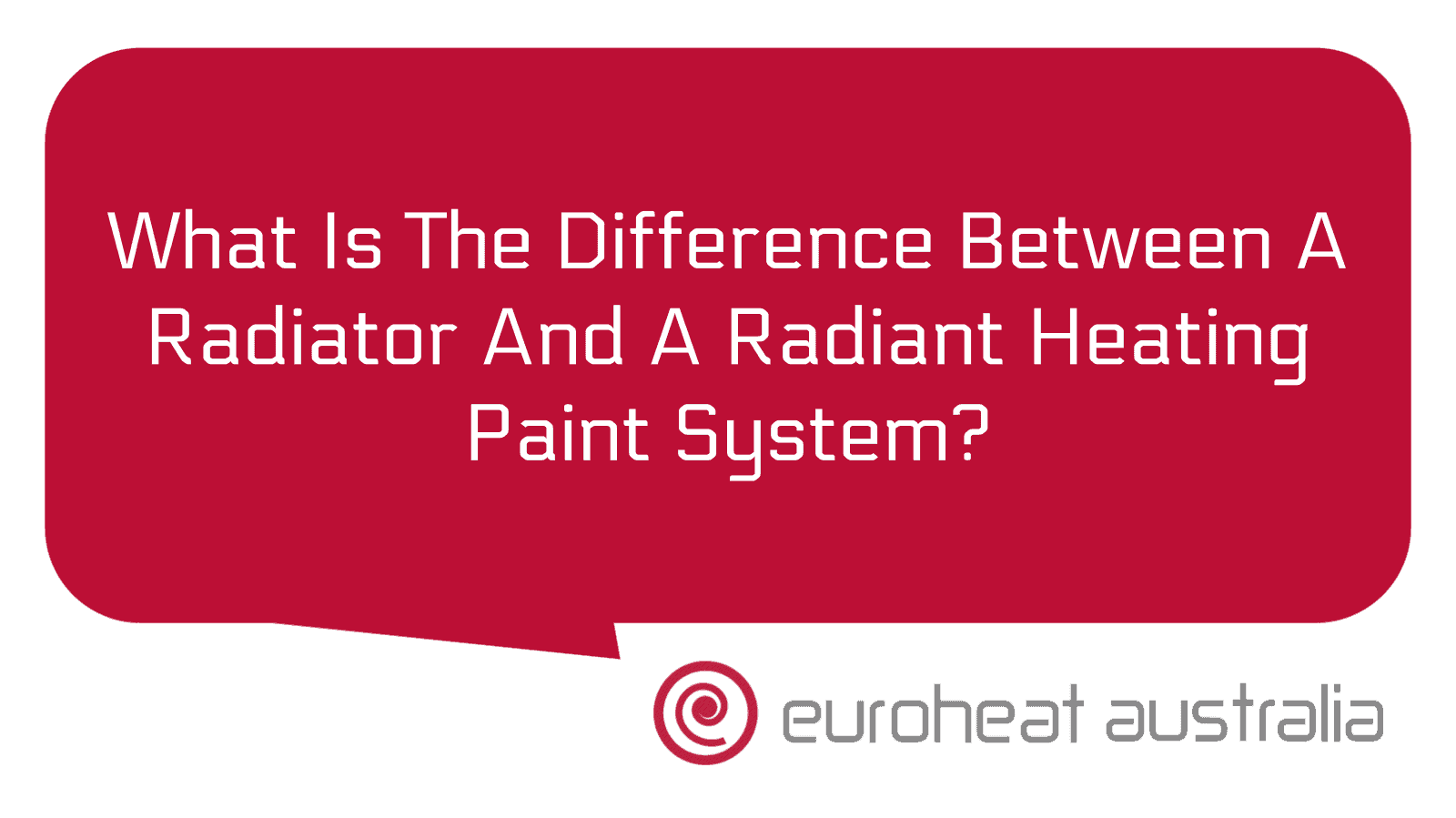 What Is The Difference Between A Radiator And A Radiant Heating Paint ...
